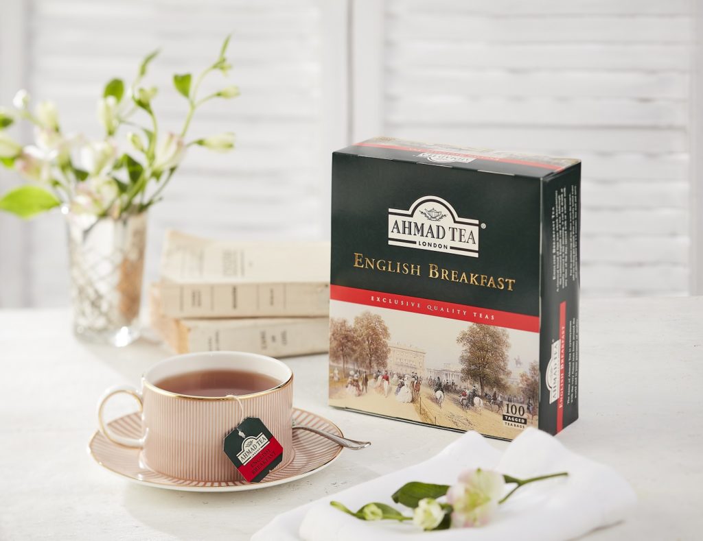 Ahmad Tea English Breakfast Tea (100 Teabags - Tagged)