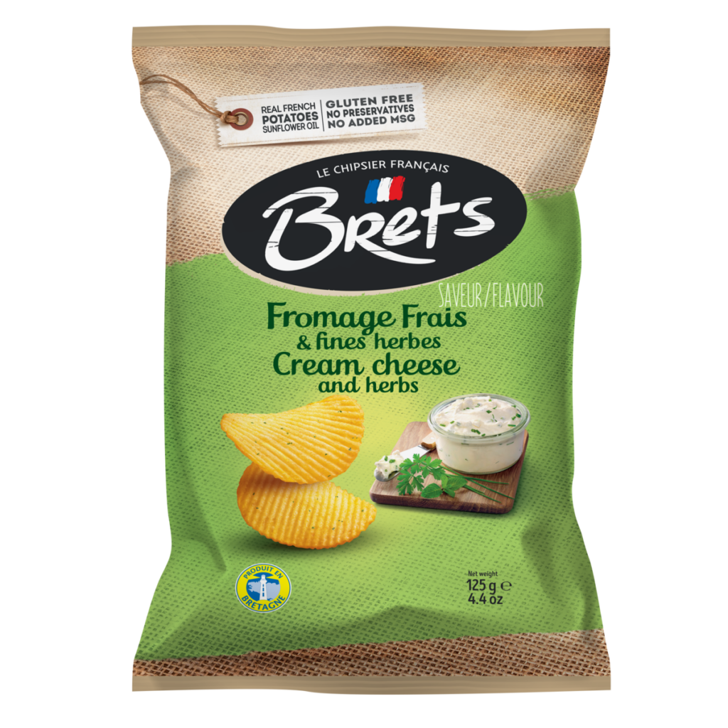 Brets Potato Crisps with Cream Cheese & Herbs Flavor 125g – Sangla ...
