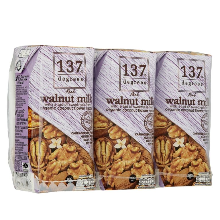 137 degrees Walnut Milk Original (3 x 180ml)