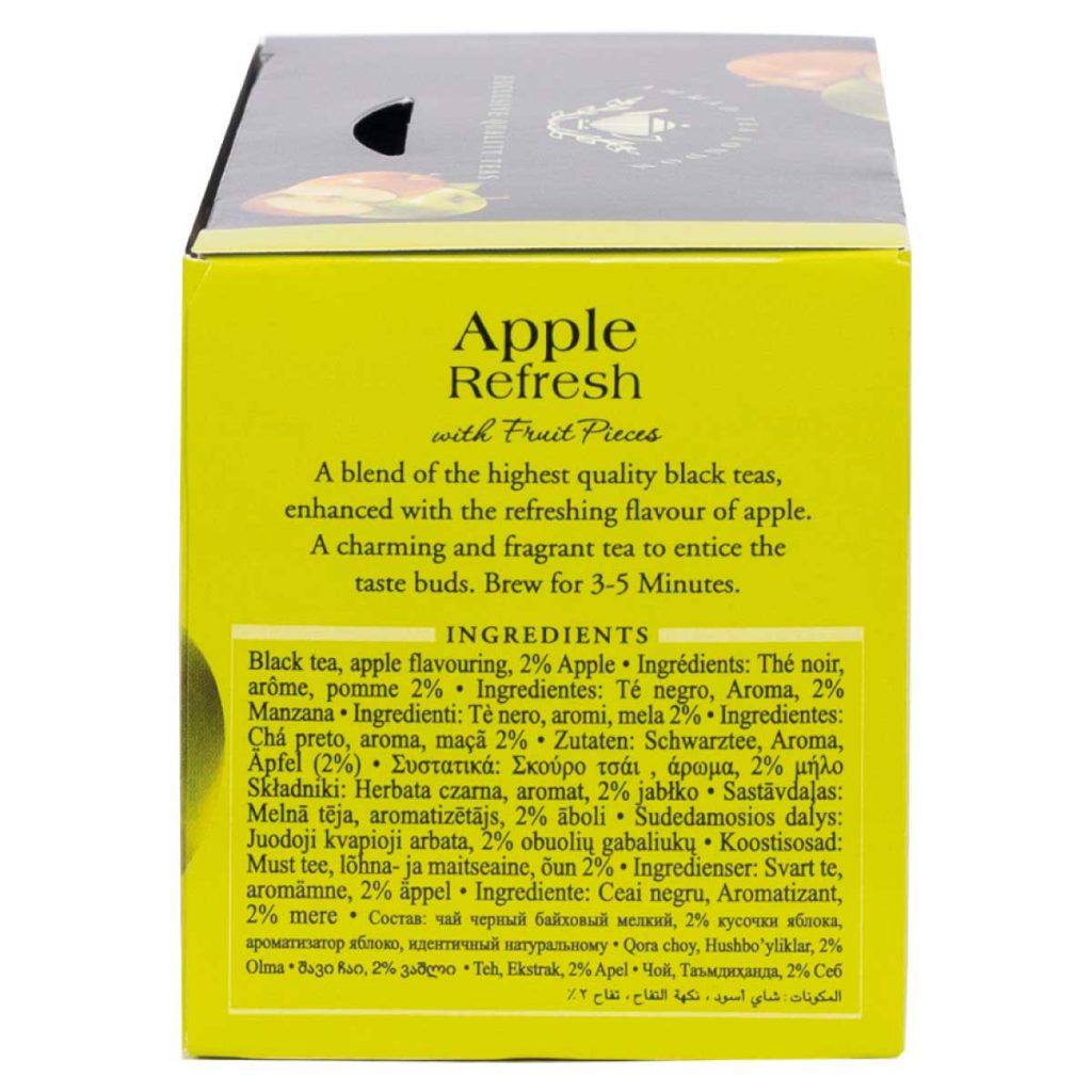 Apple Refresh Black Fruit Tea (20TB - Foil)