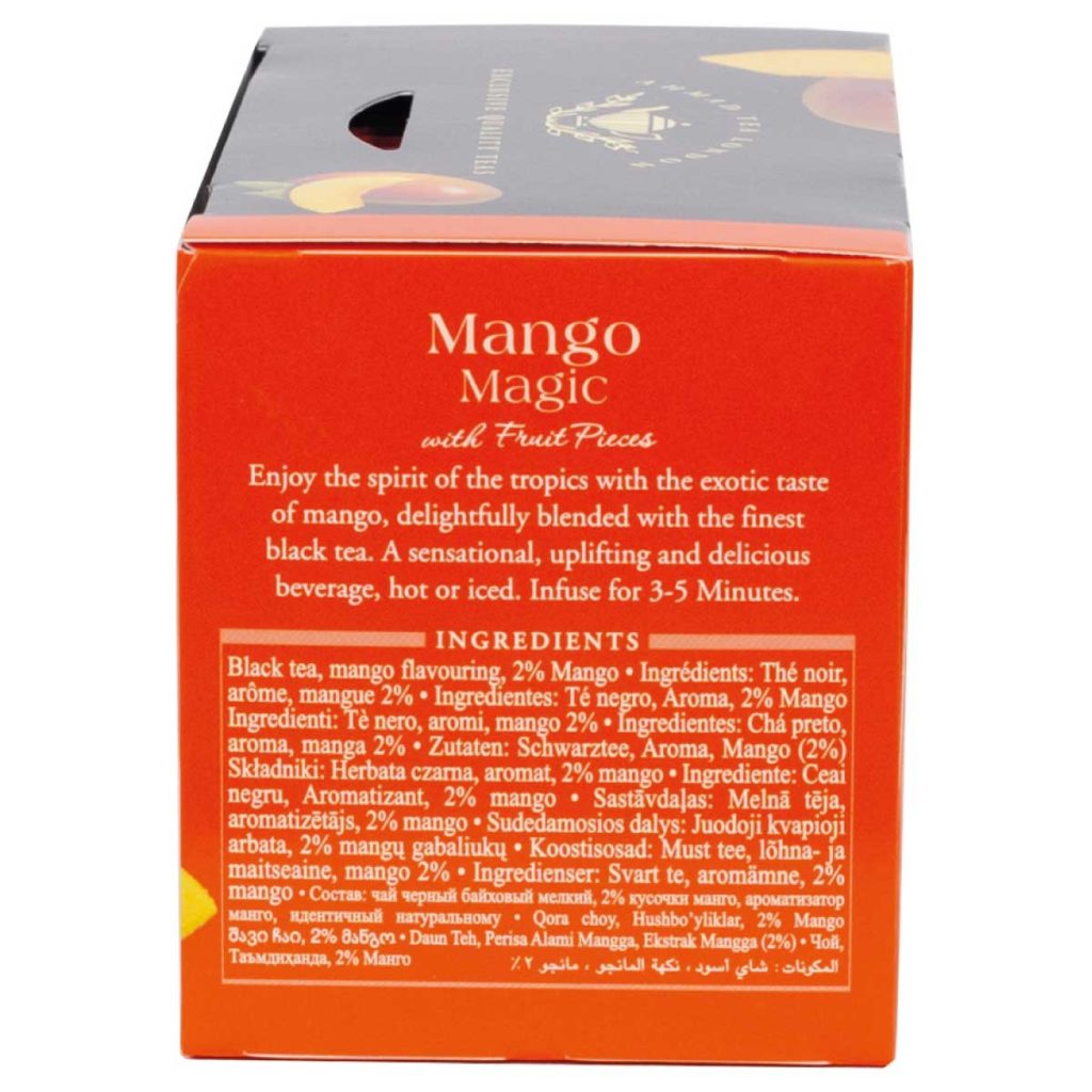 Mango Magic Black Fruit Tea | Ahmad Tea Malaysia