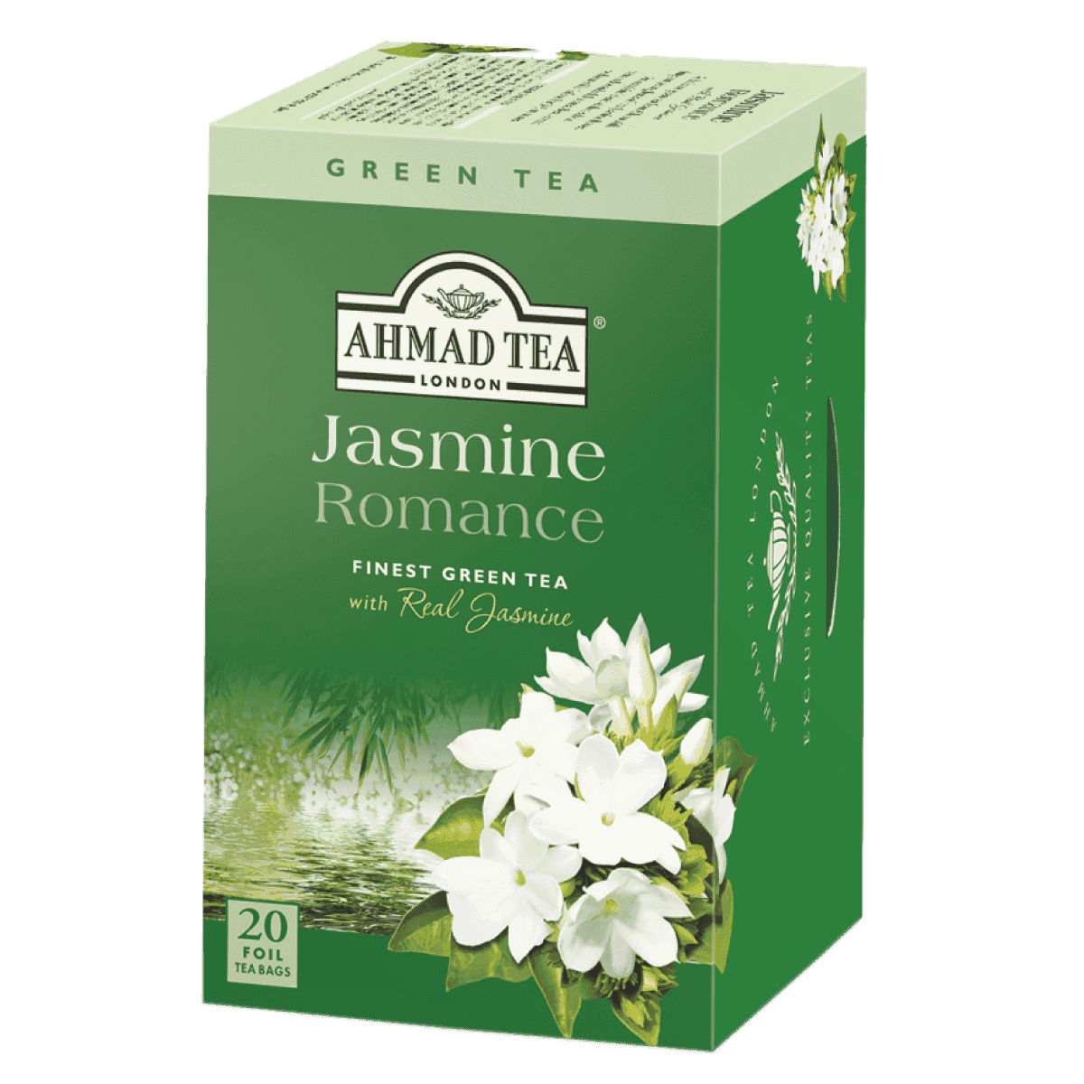 Jasmine Green Tea 20 Teabags Foil Ahmad Tea