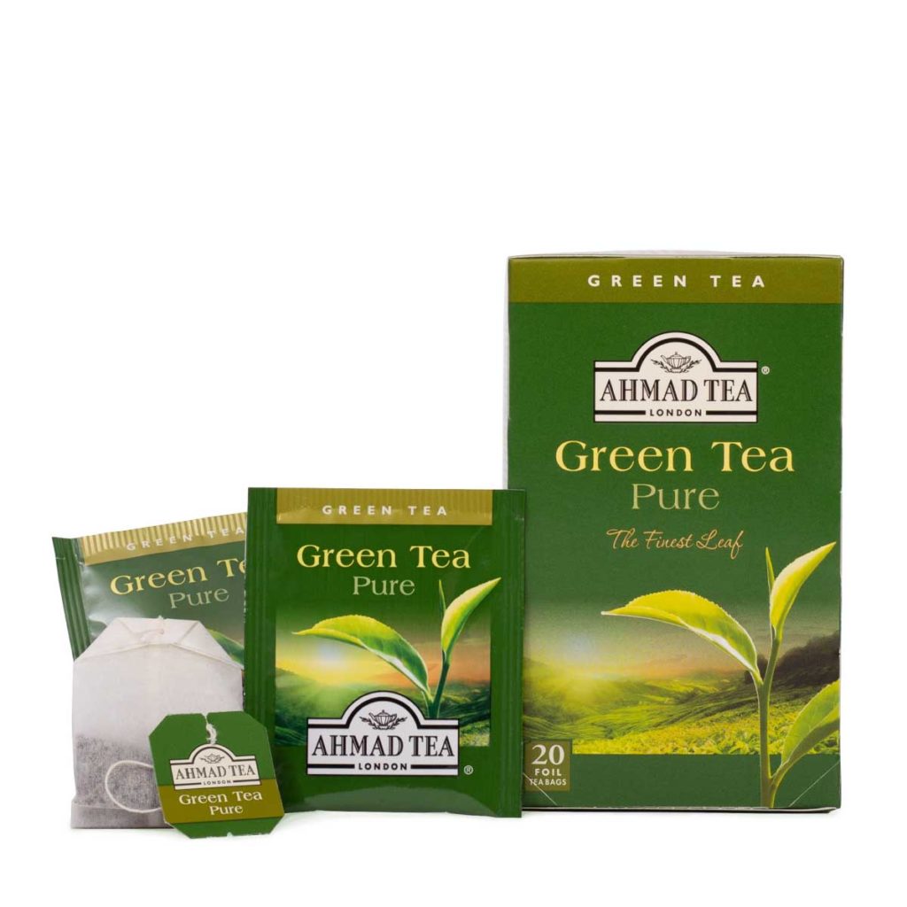 Ahmad Tea Green Tea Pure (20 Teabags - Foil)