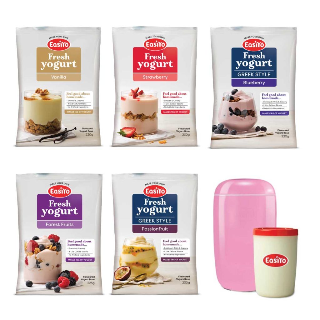 EasiYo Yogurt Strawberry | Homemade Yogurt