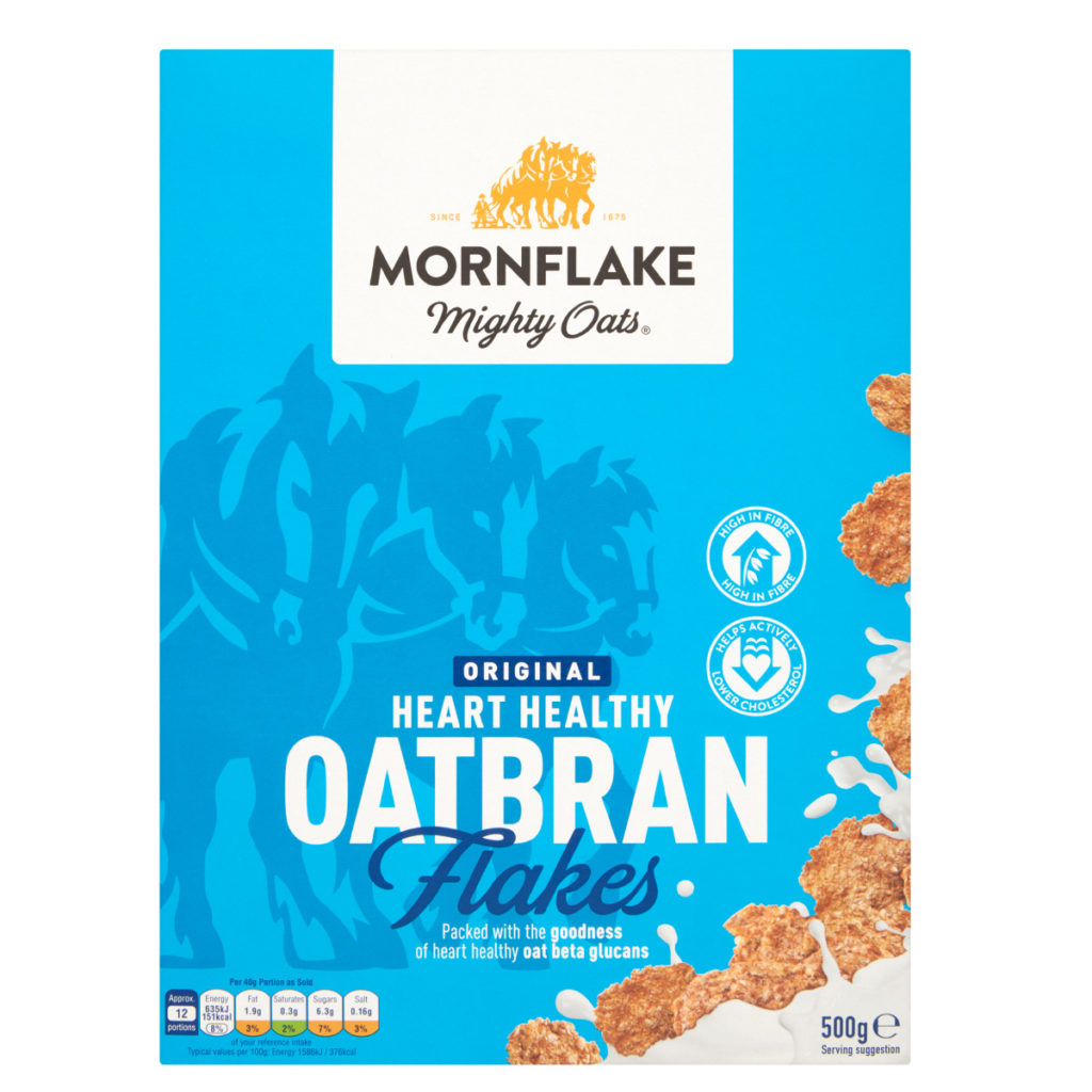 Mornflake Oatbran Flakes Cereal (Original) 500g