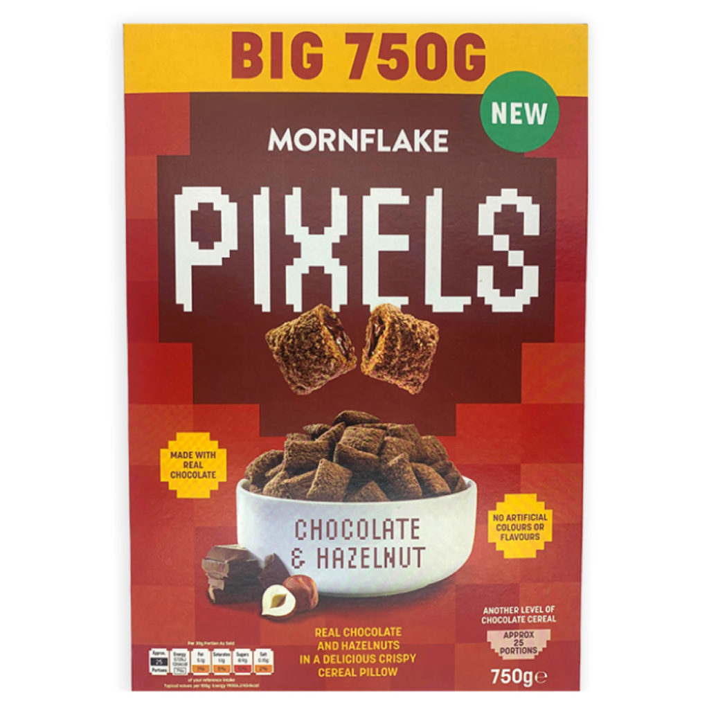 Mornflake Pixels Cereal (Chocolate & Hazelnut) 750g