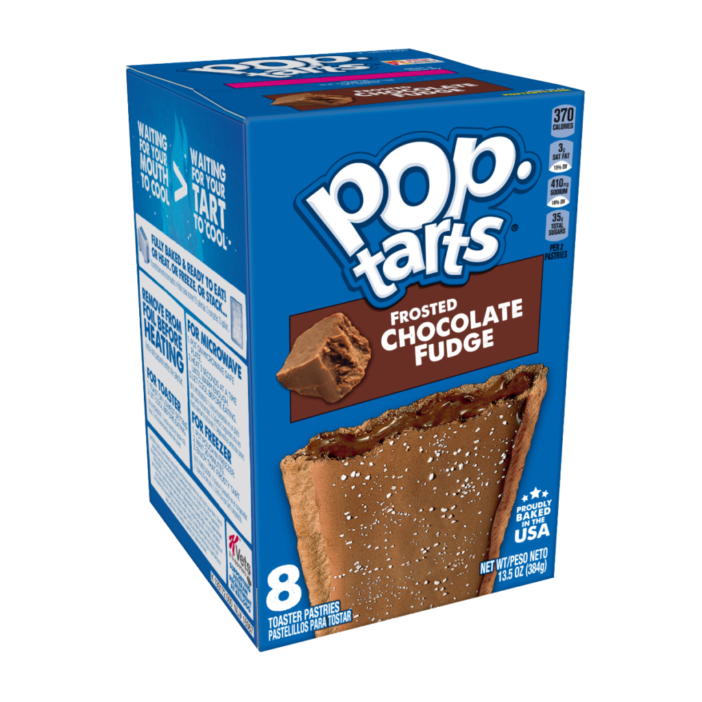 Kellogg s Pop Tarts Frosted Chocolate Fudge 13 5oz 384g contains